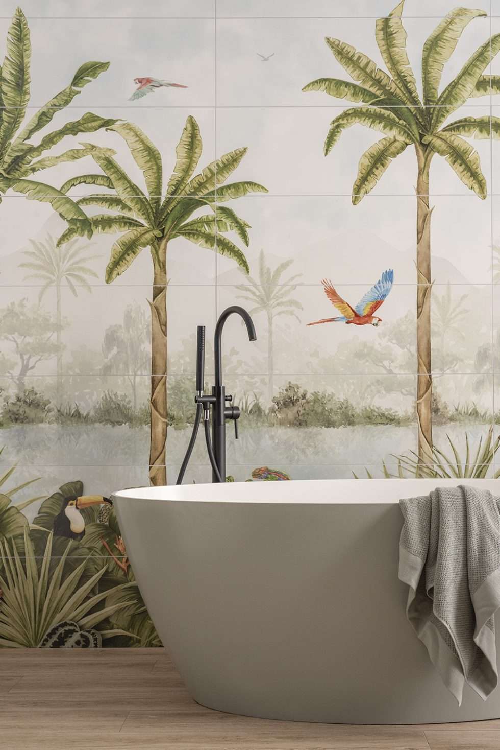Murals Tropical Oasis - Grain & Groove